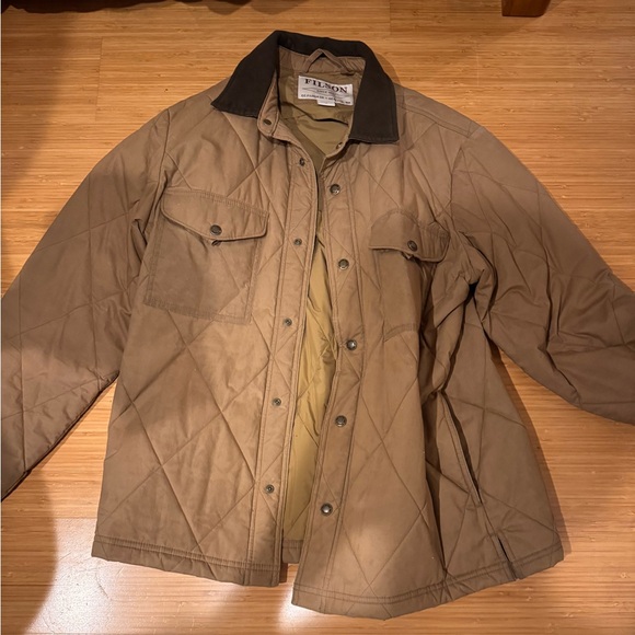 Filson | Jackets & Coats | Filson Mens Tan Quilted Shirt Jacket | Poshmark